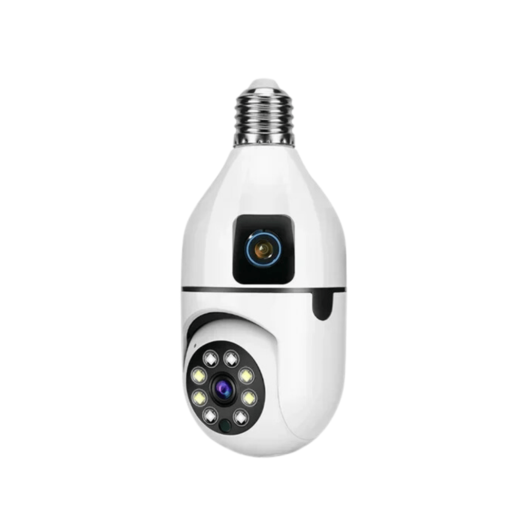 WiseSec LightGuard 360 | Smart Bulb Security Camera with AI Tracking – Wisesec